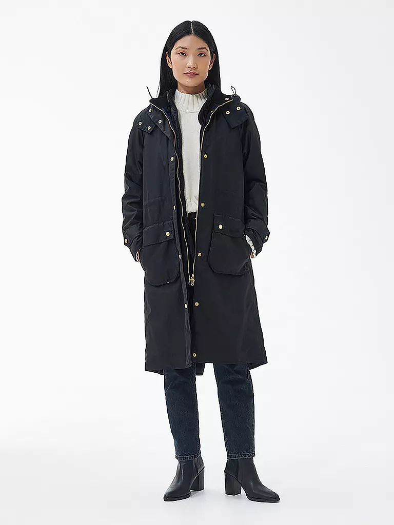 Barbour parka coat store